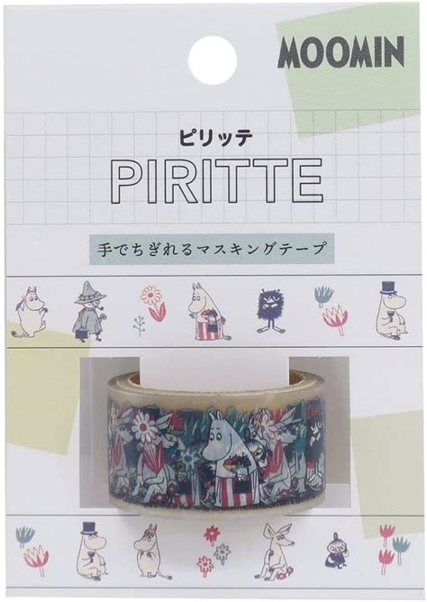 Jp ムーミン 手でちぎれる マスキングテープ Piritte ピリッテmoomin 北欧 文房具・オフィス用品