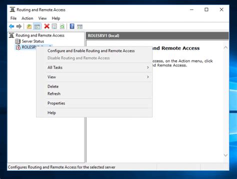 Network Address Translation In Windows Server Configuration