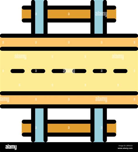 Pedestrian Railway Crossing Stock Vector Images Alamy