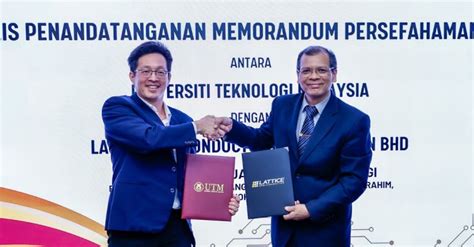 Lattice Is Proud To Collaborate With The Universiti Teknologi Malaysia Utm School Of