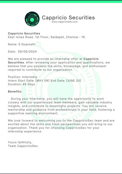 S Gopinath On Linkedin Learningopportunity Gratitude Professionalgrowth Internship Excited