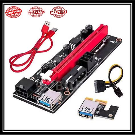 Pcie Riser Board Ver S Ver S Plus Ver S Plus Ver Pro X To X Pin Power Cable