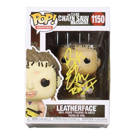 Bob Elmore Signed The Texas Chainsaw Massacre 1150 Leatherface Funko Pop Vinyl Figure