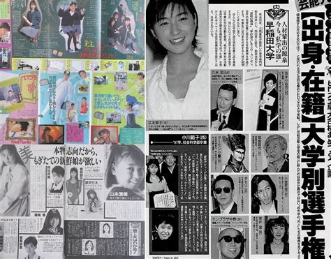 Yahooオークション 小川範子（谷本重美）切り抜きピンナップ他 酒