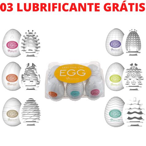 Masturbador Masculino EGG Magical Kiss Caixa 6 Unidades Sexshop