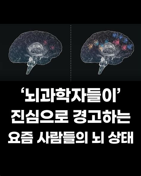 태수의 90초 에세이 뇌과학자들이 진심으로 경고하는 요즘 사람들의 뇌 상태 Instagram