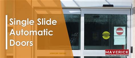 Single Slide Automatic Doors
