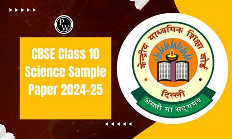 Cbse Class 10 Science Sample Paper 2024 25 Free Pdf Download