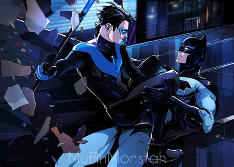 Dick Graysonnightwingbatmandc Comicsbruce Wayne Muffinmonstah