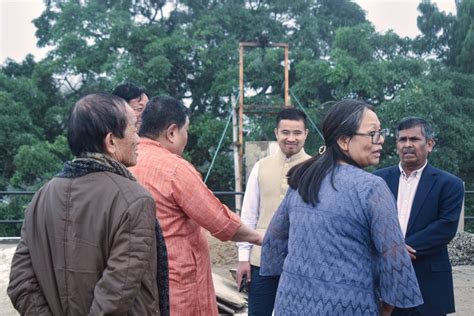 Inspection Tour Of New District Court Complex At Tuensang By Honble Mr