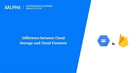 Difference Between Cloud Storage And Cloud Firestore Aalpha
