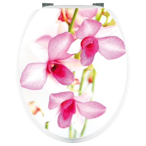Wallstickers Folies Orchid Toilet Seat Decal Sticker