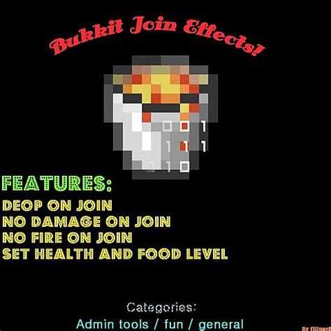 BUKKIT FUN ADMIN TOOLS GENERAL Join Events Minecraft Mod
