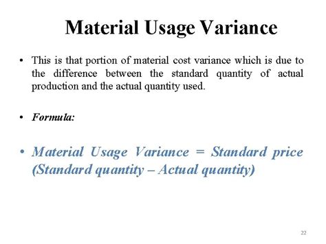 Chapter 13 Standard Costing And Variance Analysis Standard