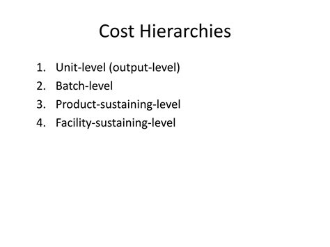 Activity Based Costing Power Point Presentation Ppt Business Accounting And Finance Business