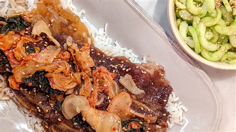 How To Make Korean Style Braised Short Ribs With Cucumber Salad And