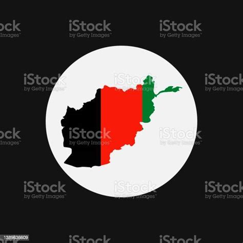 白い背景に旗を持つアフガニスタンの地図シルエット アフガニスタンのベクターアート素材や画像を多数ご用意 アフガニスタン