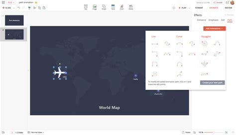 Create And Edit Path Animations