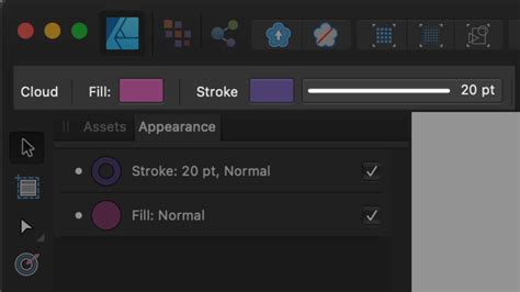 Förstå Context Toolbar I Affinity Designer En Onlinekurs Som Lä