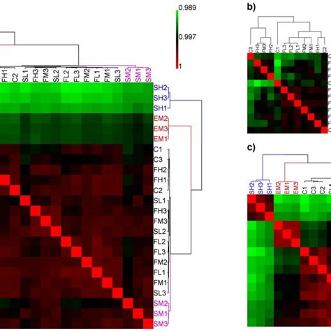 The Hierarchical Clustering Analysis And Heatmap Of The Correlation Download Scientific Diagram