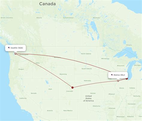 Flights From Moline To Seattle Mli To Sea Airlines And Best Routes