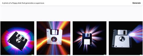 A Photo Of A Floppy Disk That Generates A Supernova Rweirddalle