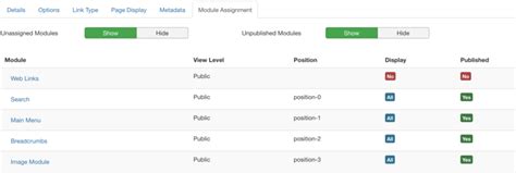 file help30 menus menu item article create single module assignment