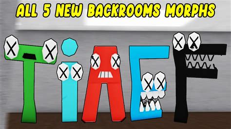 UPDATE How To Find ALL 5 NEW BACKROOMS MORPHS In Find The Backrooms