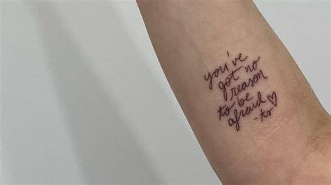 36 Taylor Swift Inspired Tattoo Ideas To Commemorate The Eras Tour