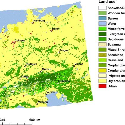 Wrf Nested Domain With Km Horizontal Resolution Showing Usgs