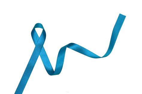 Fita azul novembro azul mês mundial do câncer de próstata Foto Premium