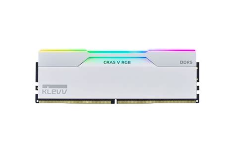 Klevv Intros Cras V Rgb Ddr5 8400 Memory Ready For Intel 14th Gen Core