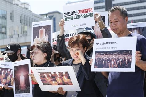 훈련병 가혹행위 사망 사건 진상 규명 촉구 기자회견 한국경제