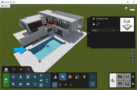 How Do You Remove The Lumion Landscape From Basements And Swimming