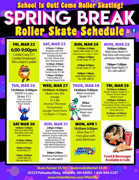 🌸🌼🛼 Spring Break 🛼🌼🌸 United Skates Of America