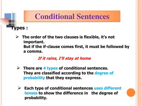 Conditionals In English