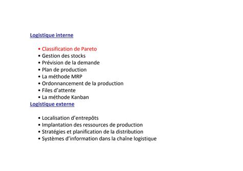 SOLUTION Introduction La Logistique De Production Mode De Compatibilit