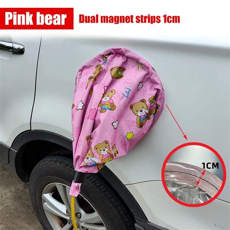 Ev Charger Plug Port Cover Magnetic Electric Car Charging Port Cover