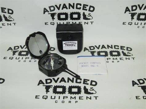 New Geological Aluminum Pocket Transit Compass Model Dql 8 H Dql 8