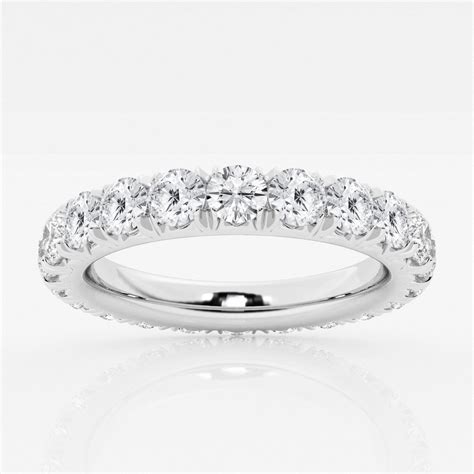 2 Ctw Round Lab Grown Diamond Eternity Band 3 2mm Width Grownbrilliance