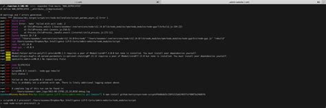 Bug Npm Installation Failing · Issue 321 · Opencertsadmin Website