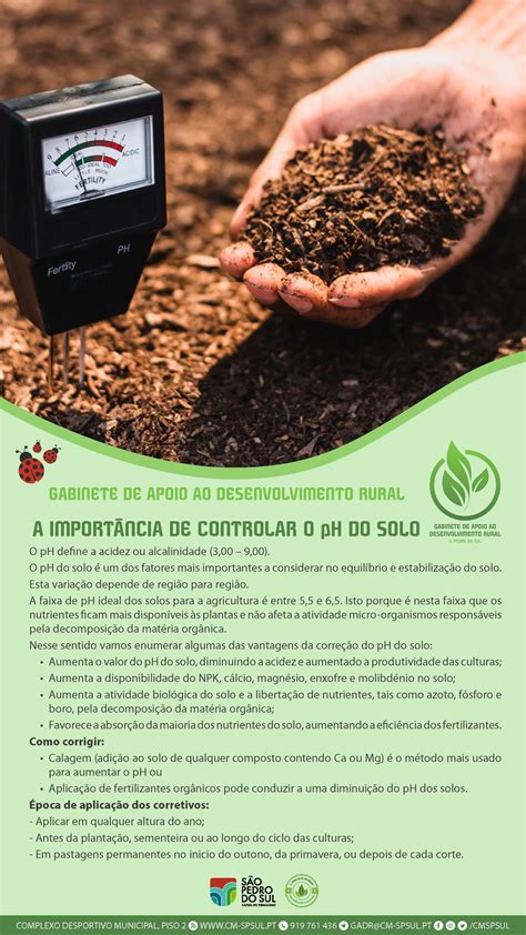 A importância de controlar o PH do solo