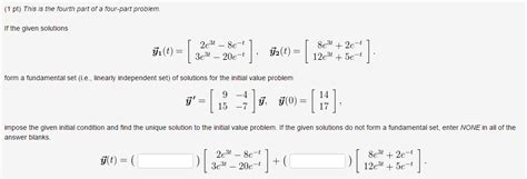 solved this is the fourth part of a four part problem if