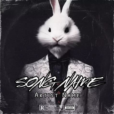 Rabbit Album Cover Music Art Trap Mixtape Rap Template Postermywall