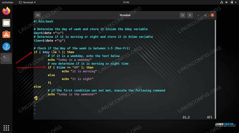 Bash Scripting Nested If Statement Linuxconfig