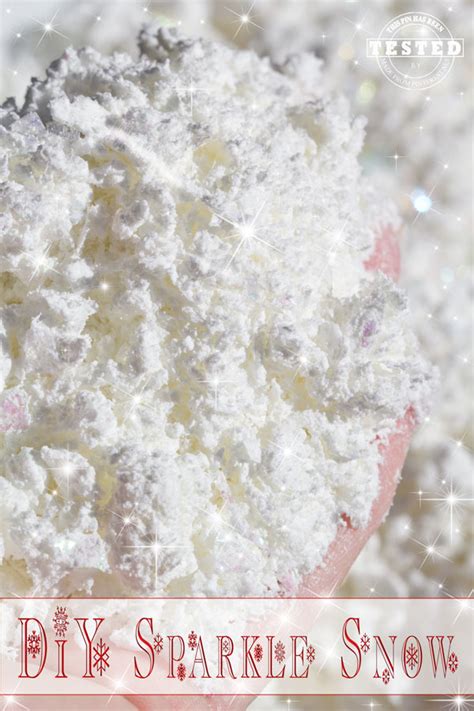 Diy Sparkle Snow T This Grandma Is Fun