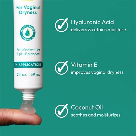 Vaginal Moisturizer Gel With Hyaluronic Acid For Vaginal Dryness Ph D