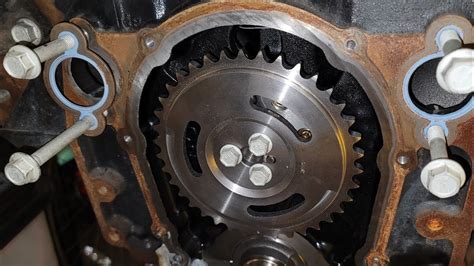 Double Roller Timing Chain On Vortec 350 At Murray Baxter Blog