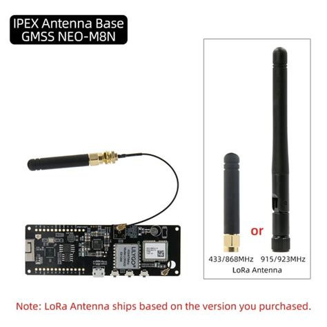 Lilygo® T Beam V1 2 Esp32 Lora Module Lorawan Long Range 433mhz 868mhz 915mhz Esp32 Dowdq6