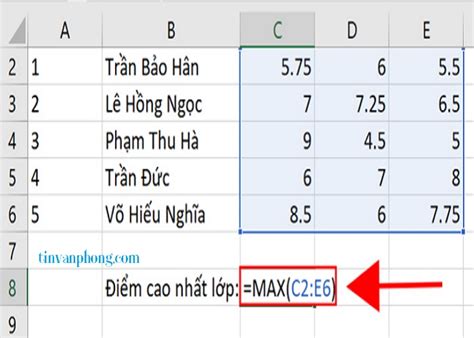 Các Hàm Cơ Bản Trong Excel Thường được Sử Dụng Nhất Phần 1